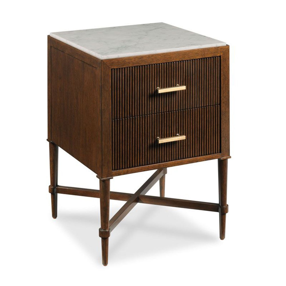 Marble Top Bedside Table – Highgate House