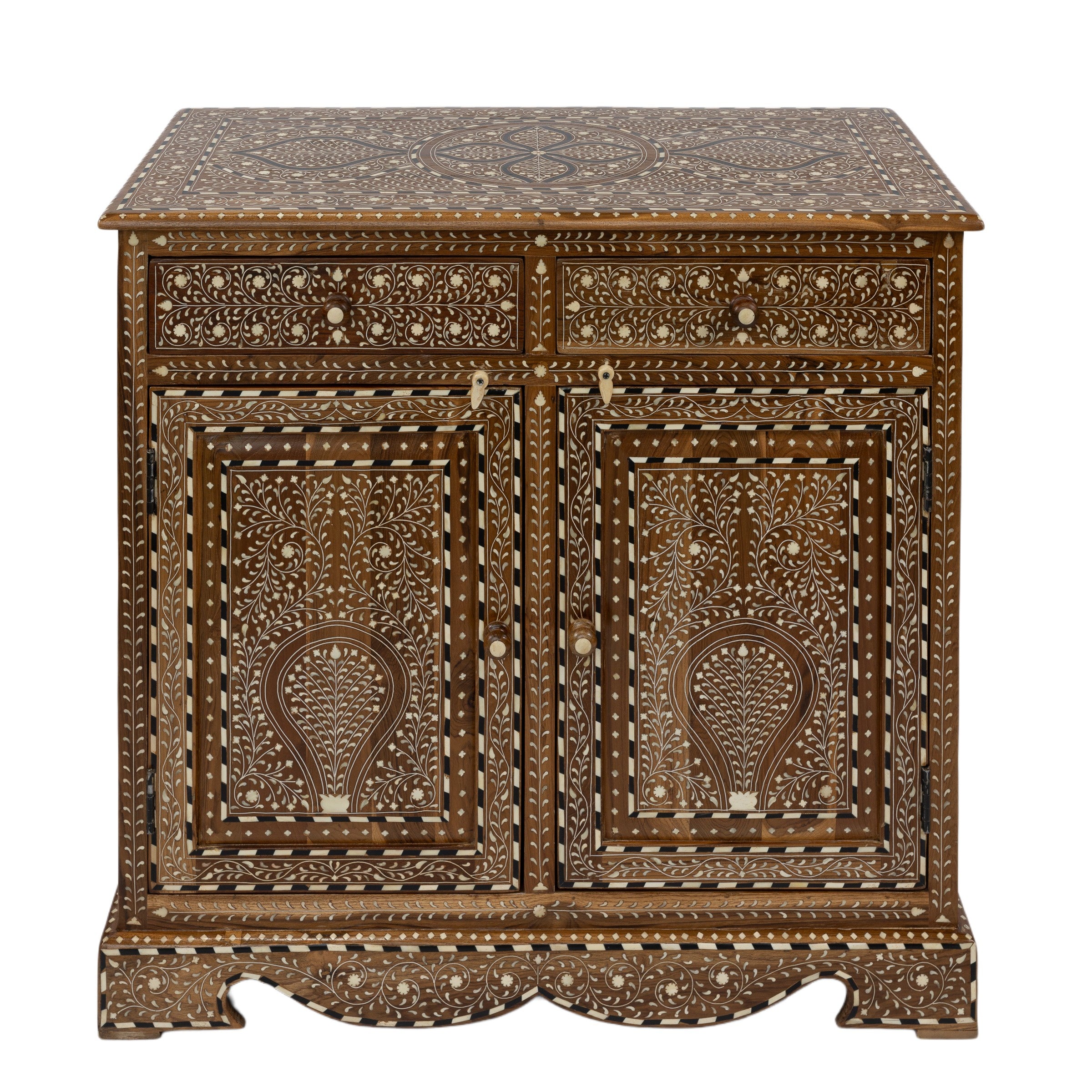 Mara Wood and Bone Inlay Cabinet – Highgate House