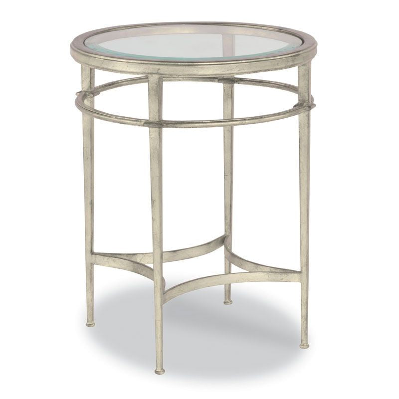 Sterling Round Silver Side Table Small – Highgate House